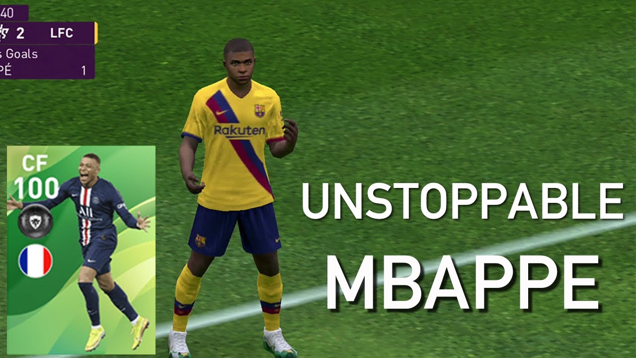 MBAPPE THE UNSTOPPABLE BEAST | PES 2020 MOBILE - YouTube