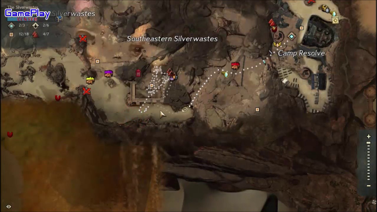 Guild Wars 2 Southeastern Silverwastes Vista Point Easy Guide - YouTube