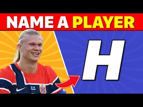 Name a PLAYER From A to Z...🏆⚽ Football Alphabet Quiz | FootBall Quiz 2026
