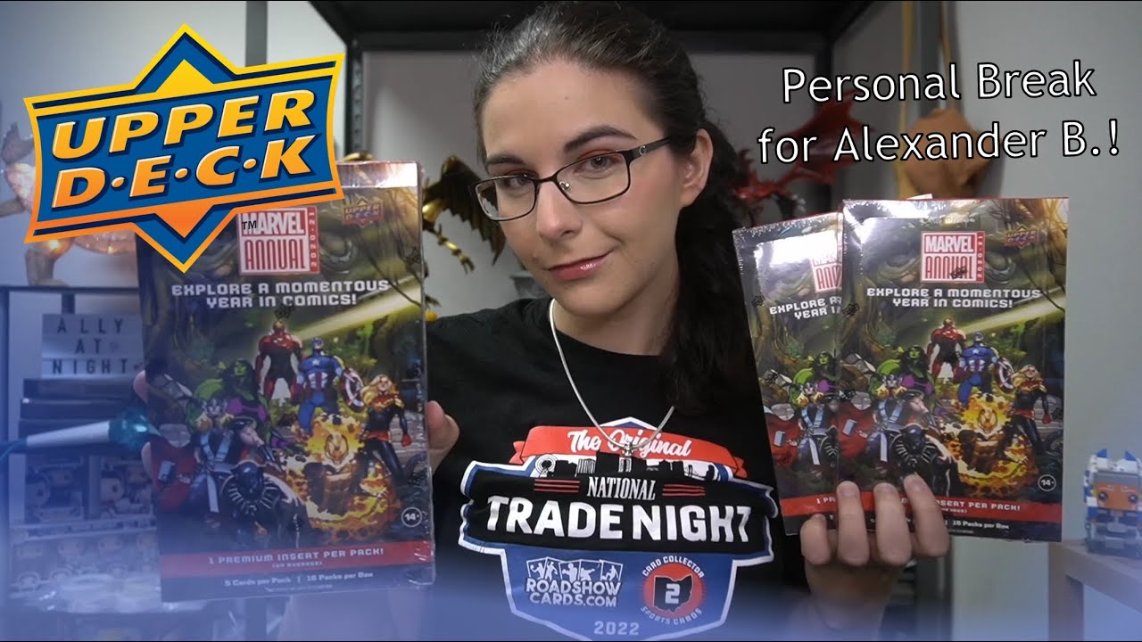 Ally Goes International! | 2020-21 UPPER DECK MARVEL ANNUAL HOBBY BOX ...