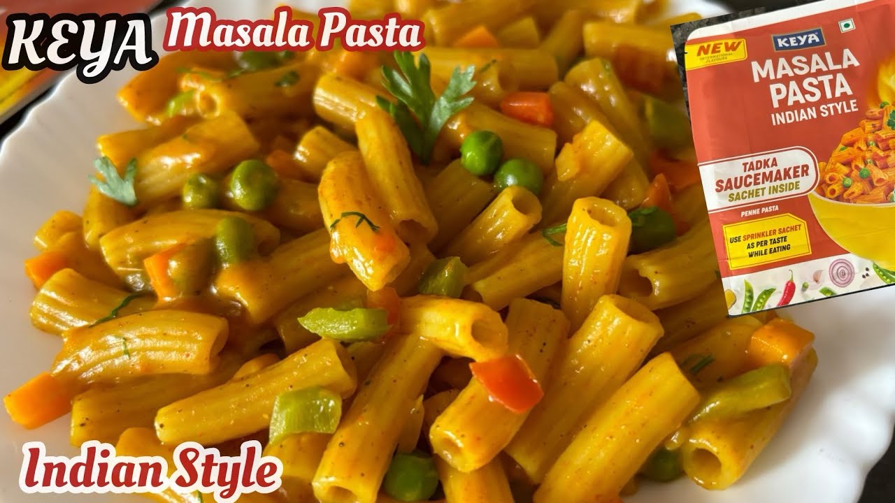 KEYA Masala Pasta Indian Style | KEYA Indian Style Pasta Recipe - YouTube