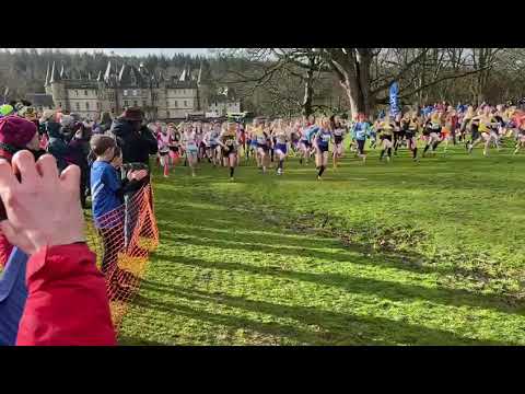 National X Country champs 2020 start - YouTube