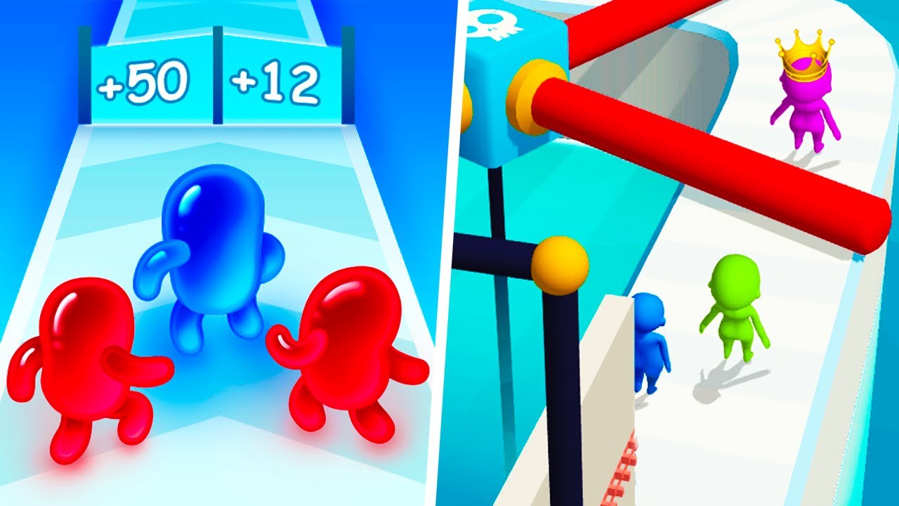 Join Blob Clash 3D | Wipeout Fun Run - 1⭐Gameplay Walkthrough (Freeplay ...