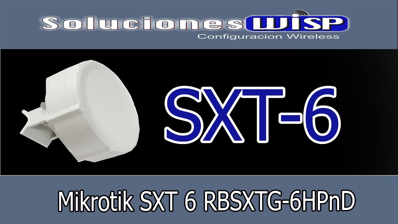 Mikrotik SXT 6 RBSXTG-6HPnD - YouTube