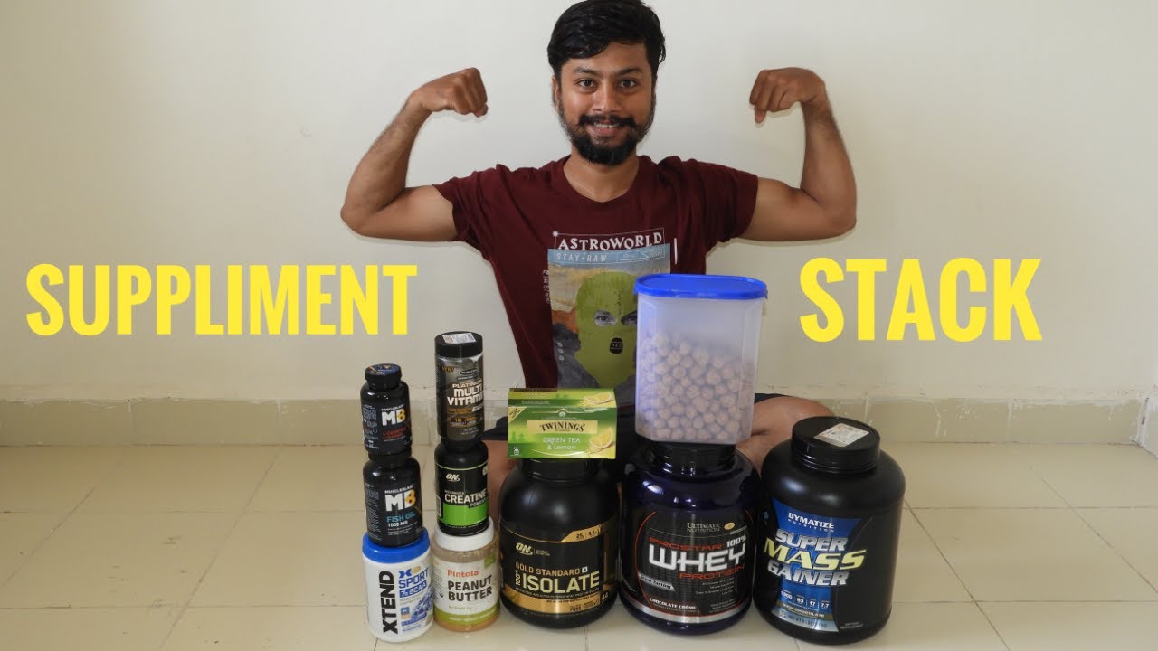Supplement Stack For Muscle Gain l Day -7 - YouTube
