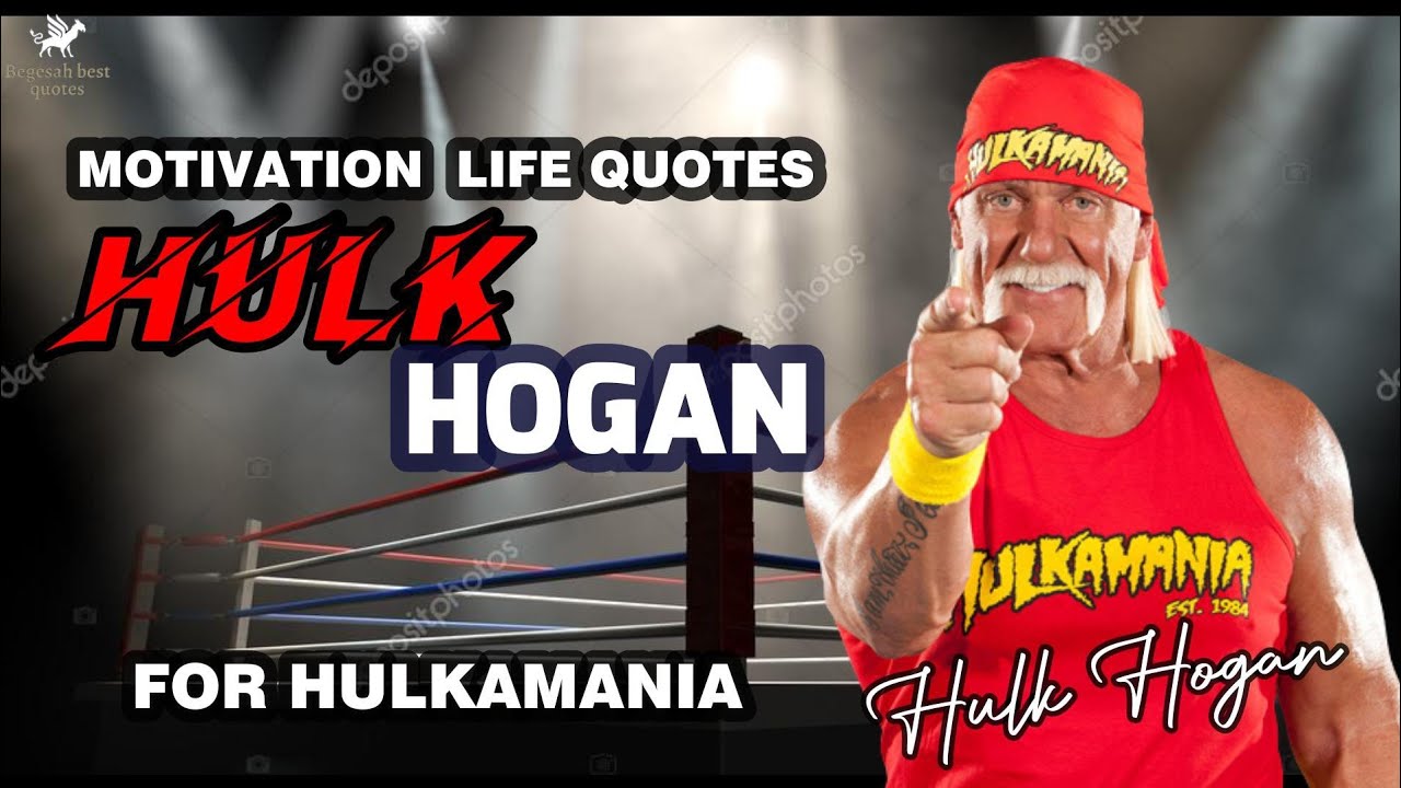Great Hulk Hogan Quotes Hulk Hogan Back With The WWE For 5 Years: Hall