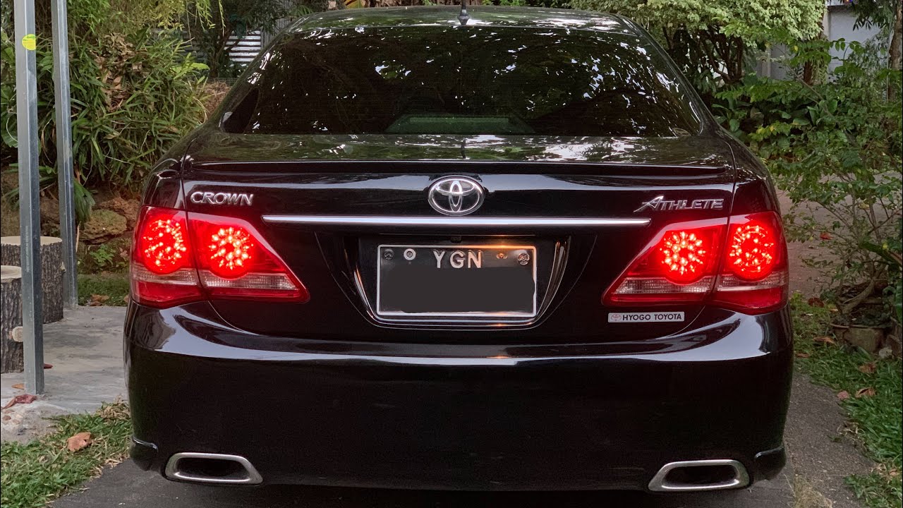 GRS200 Acceleration 0-100 km/h Toyota Crown Athlete - YouTube