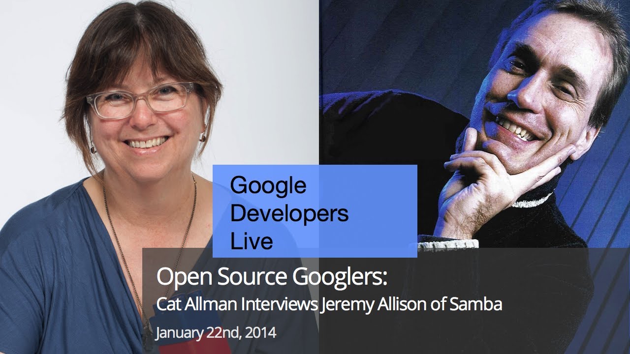 Open Source Googlers: Jeremy Allison - YouTube