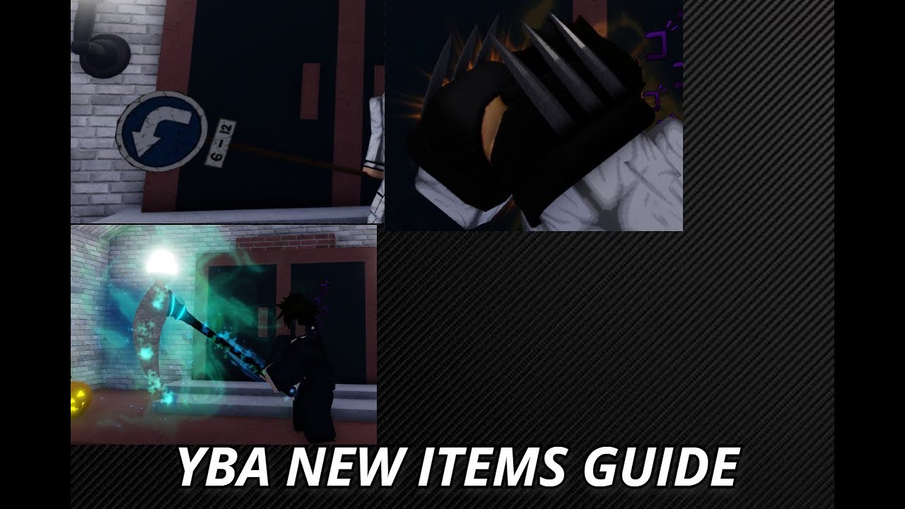 YBA ALL NEW ITEMS GUIDE IN HALLOWEEN UPDATE - SCYTHE, CLAWS, AND STOP ...