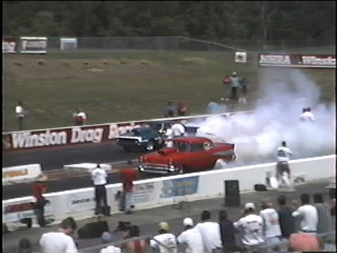 Tony Christian's 57 Chevy 1996 Super Stock Reunion - YouTube