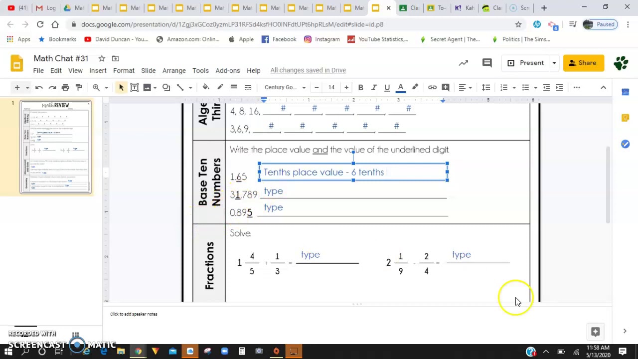 Math Chat #31 - YouTube