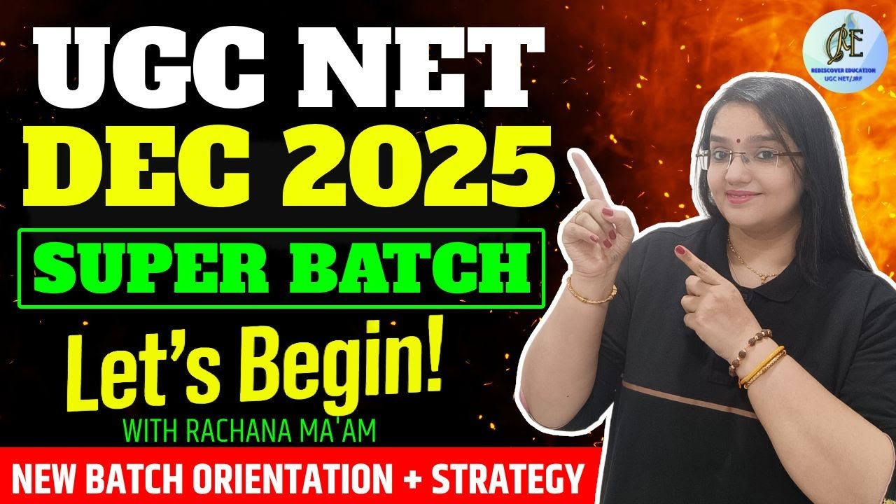 UGC NET DEC 2025 SUPER BATCH LET’S BEGIN! | UGC NET NEW BATCH ...