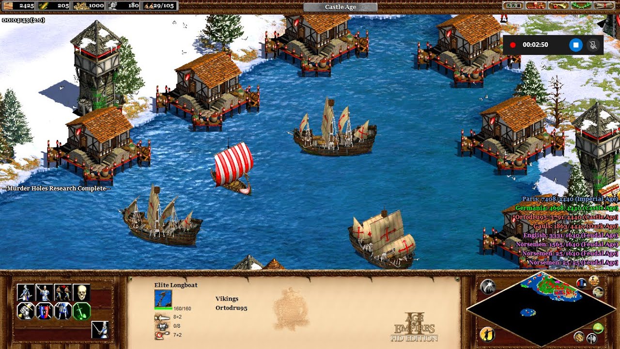 Age of Empires 2 HD custom scenario: Viking raid (part 1) (No ...