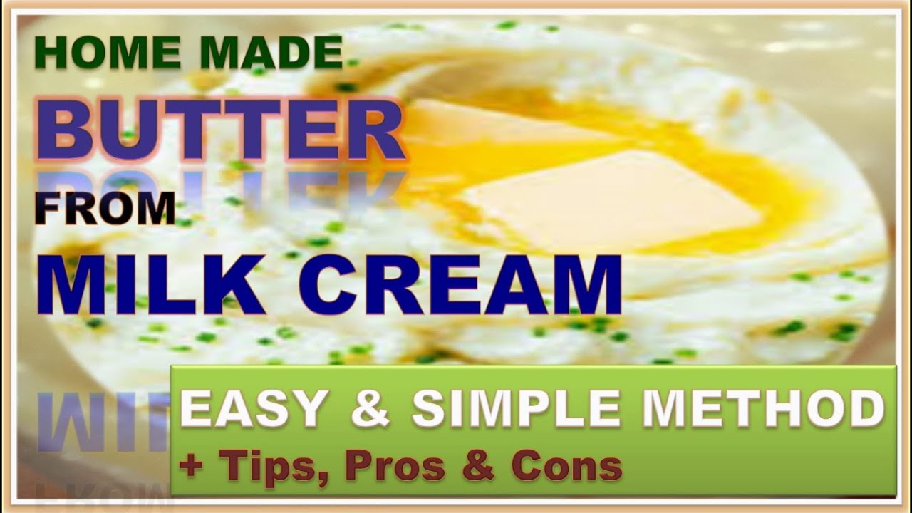 LEARN HOW TO EXPLAIN IN ENGLISH : BUTTER MAKING AT HOME - YouTube