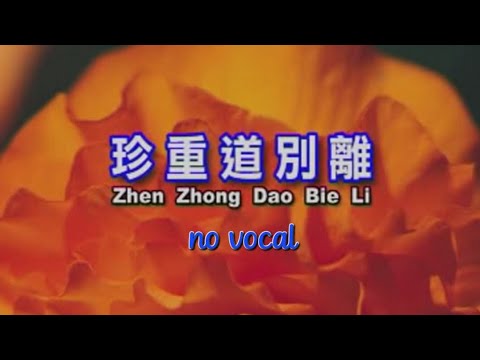 珍重到别离 Zhen Zhong Dao Bie Li 伴奏 karaoke 杜晓峰 Du Xiao Feng - YouTube