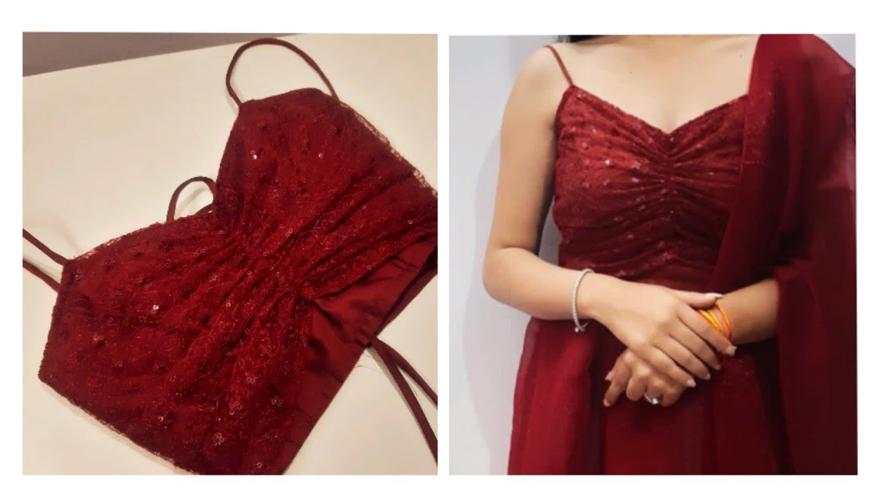 chapter 18 lehnga top design /prince cut/ blouse design full ...