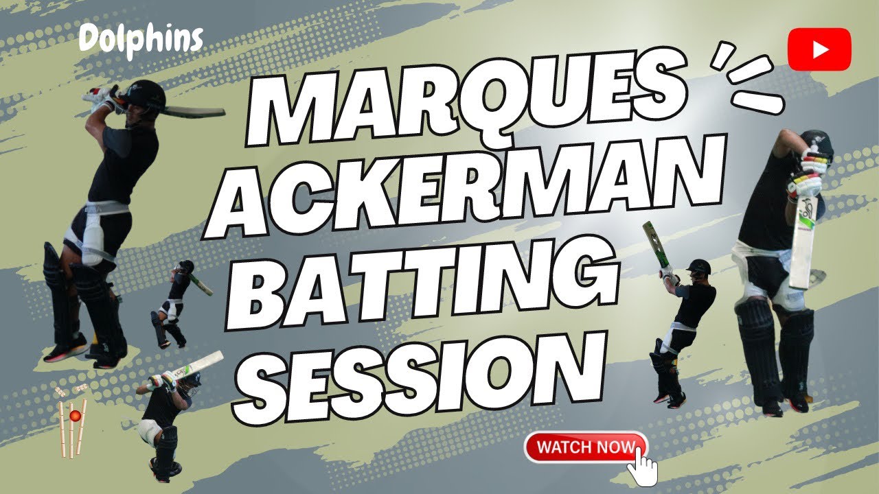 Marques Ackerman Batting Session - YouTube