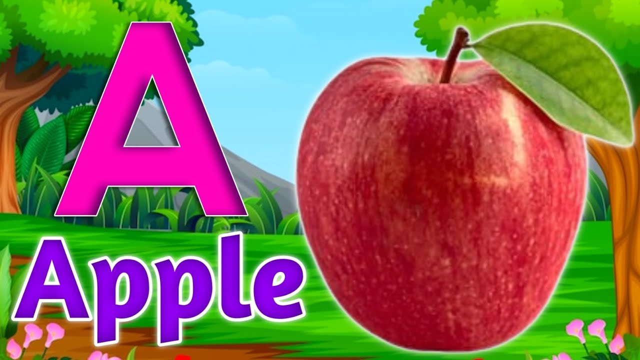 Phonics Song with TWO Words - A For Apple - ABC Alphabet Songs with ...