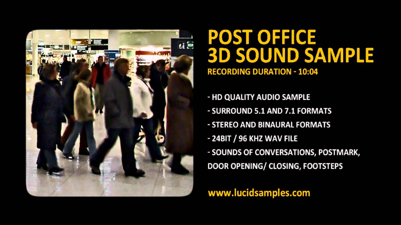 Post Office and People Conversations Sound Effect - YouTube