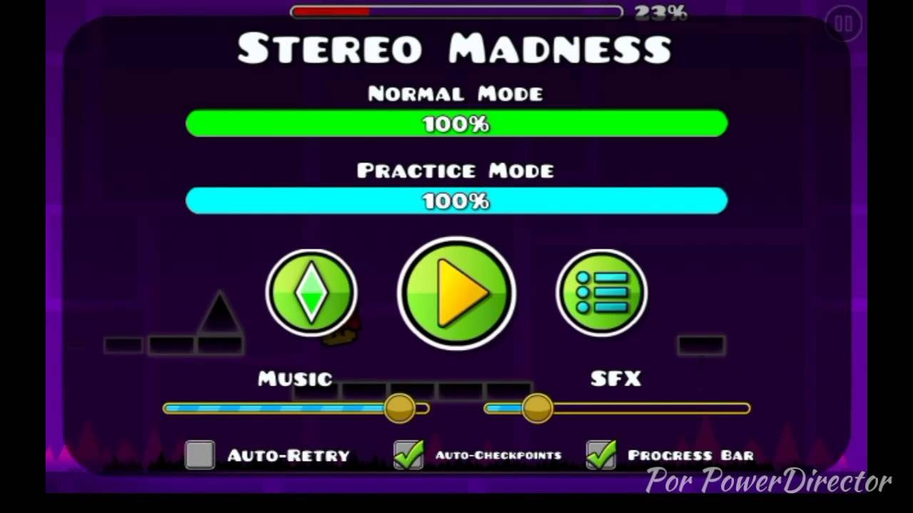 geometry dash intentando todos los niveles - YouTube