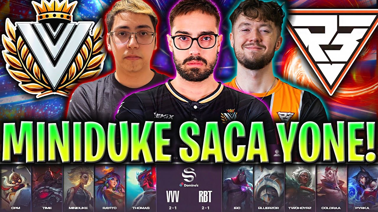 ASÍ JUEGA MINIDUKE CON YONE EN SUPERLIGA!😱 - VVV vs RBT RESUMEN ...