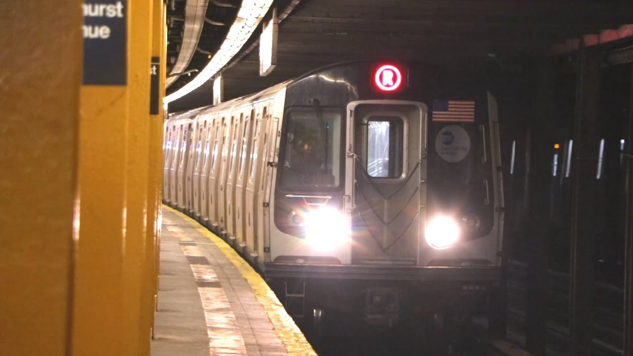 MTA New York City Subway : Forest Hills Bound Siemens R160B R Train ...