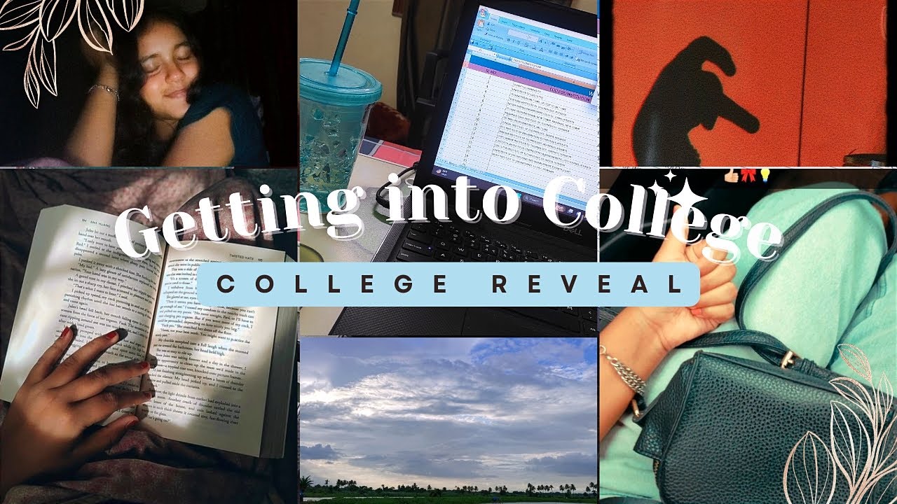 getting into *COLLEGE* + college reveal | its me Megh - YouTube