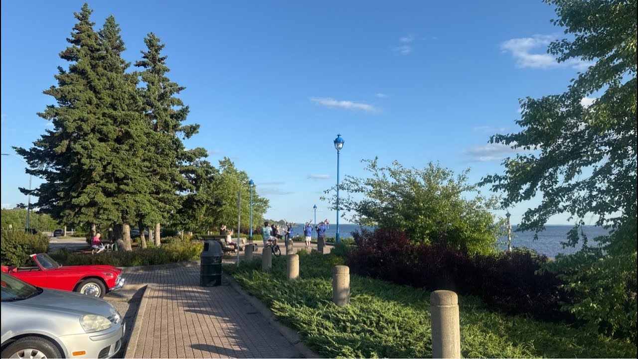 Live North Bay walking around the waterfront - YouTube