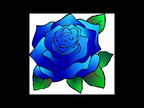Blue Rose Gif