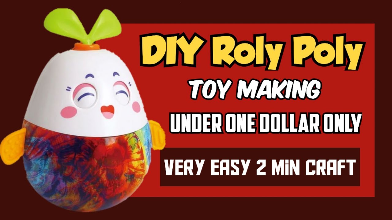 DIY Roly Poly Toy | DIY toy making | Easy DIY crafting ideas - YouTube