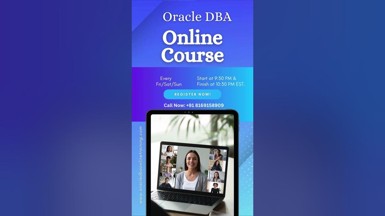 Oracle DBA Online Course #oracle #oracledbacourse #learning #technology - YouTube