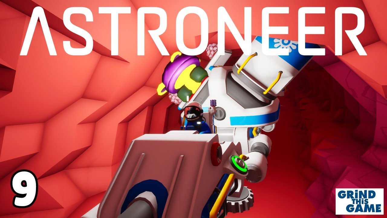 Building a Train to the CORE for Astronium | Part 9 | Astroneer - YouTube