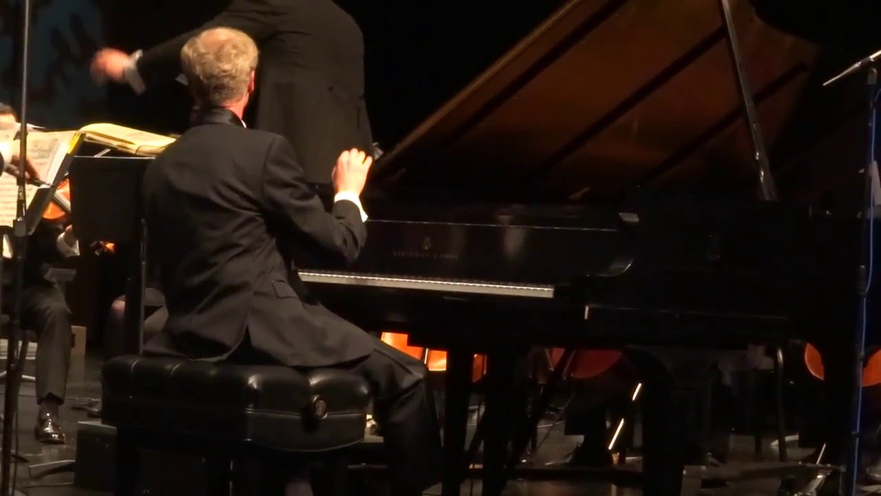 Russell Hancock performing A Piano Concerto in A Minor with the Nova Vista Symphony - YouTube