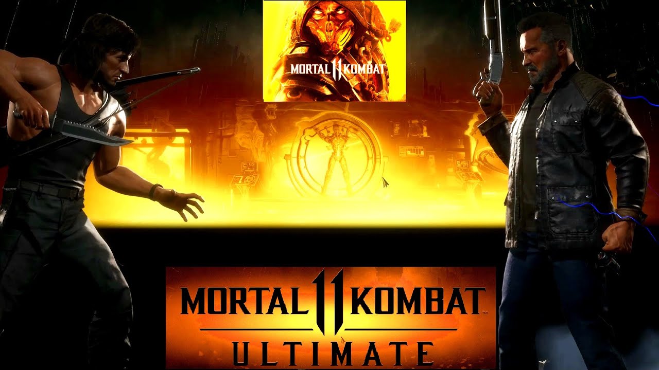 Mortal Kombat 11 Ultimate: Rambo Vs Terminator Fight (1080p60HD) | MK11 ...