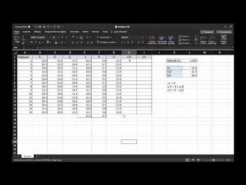 Graficas de control XR en Excel - YouTube