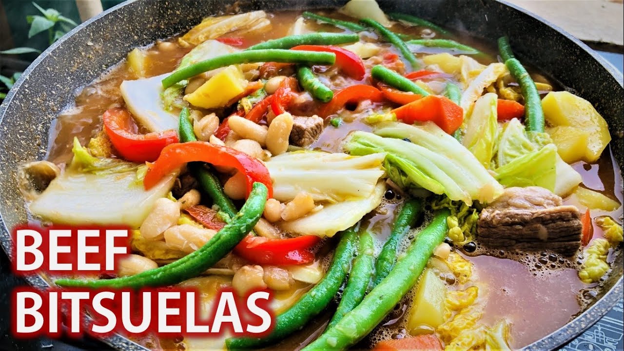BItsuelas with Beef Recipe | Binitsuelasang Baka | Beef and White Beans ...