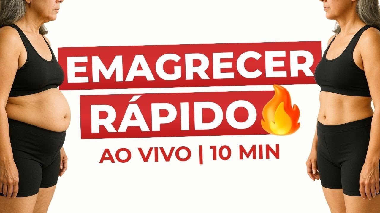 🔥 EXERCÍCIOS para PERDER BARRIGA RÁPIDO | 10 min para Secar a Pochete ...