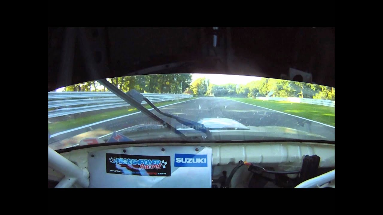 Arrowpak Eurosaloons 2012 Oulton Park race-2 Hayabusa Cappuccino in-car ...