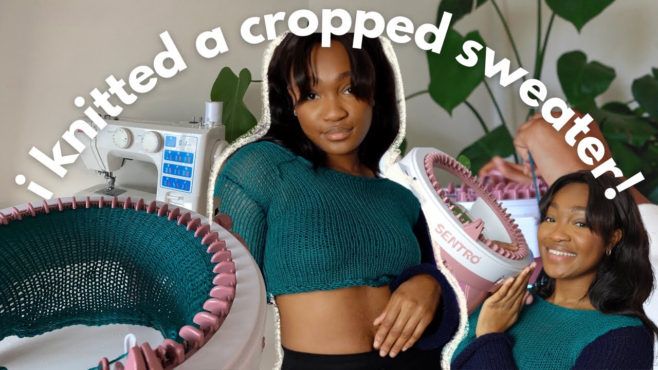 how to: knit a sweater on a sentro knitting machine! //sentro knitting ...