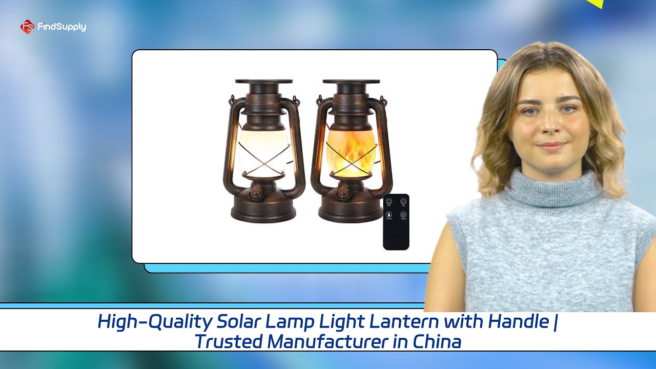 High-Quality Solar Lamp Light Lantern with Handle | Trusted Manufacturer in China - YouTube