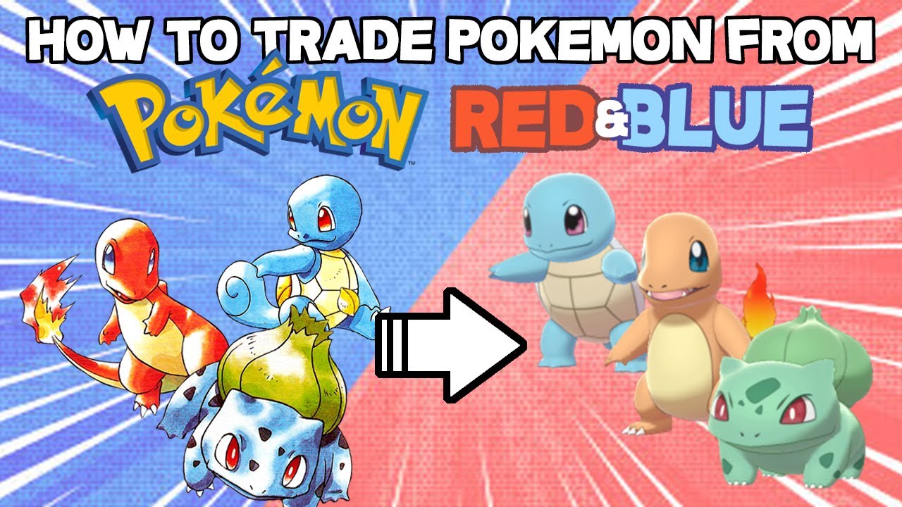 How to Trade from Pokemon Red & Blue | Pokemon Red & Blue Pre ...