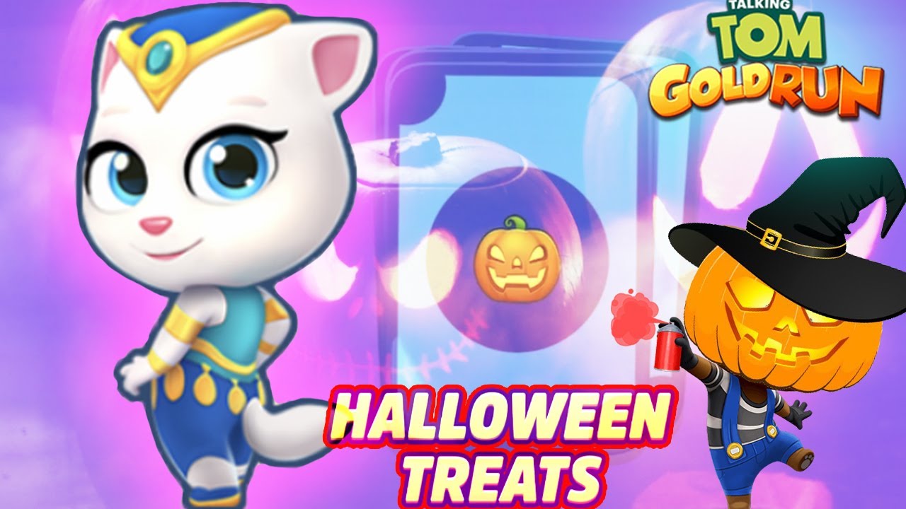 TALKING TOM GOLD RUN 2022 GENIE ANGELA EP #307 || NEW EVENT HALLOWEEN ...