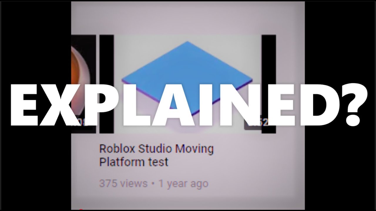 Roblox Studio Moving Platform test EXPLAINED? - YouTube