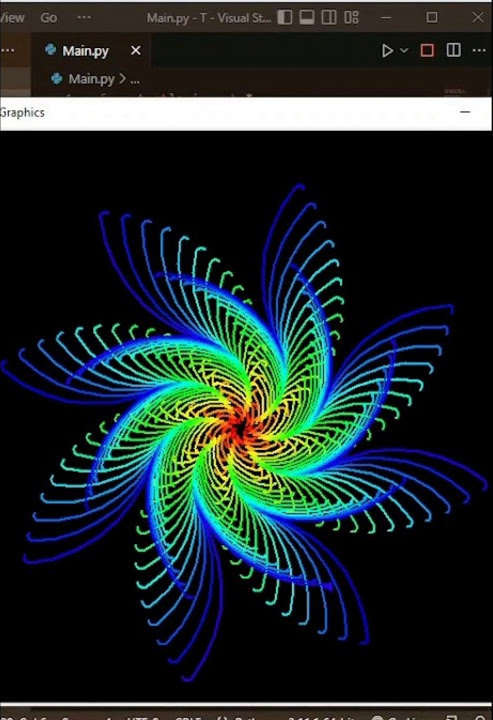 Flower Turtle 🐢 Create Using Python Shorts Coding Python Shortvideo Viral Viralvideo