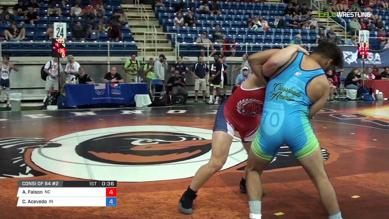 Junior GR 160 Consi of 64 #2 - Alexander Faison (NC) vs. Carlos Acevedo ...