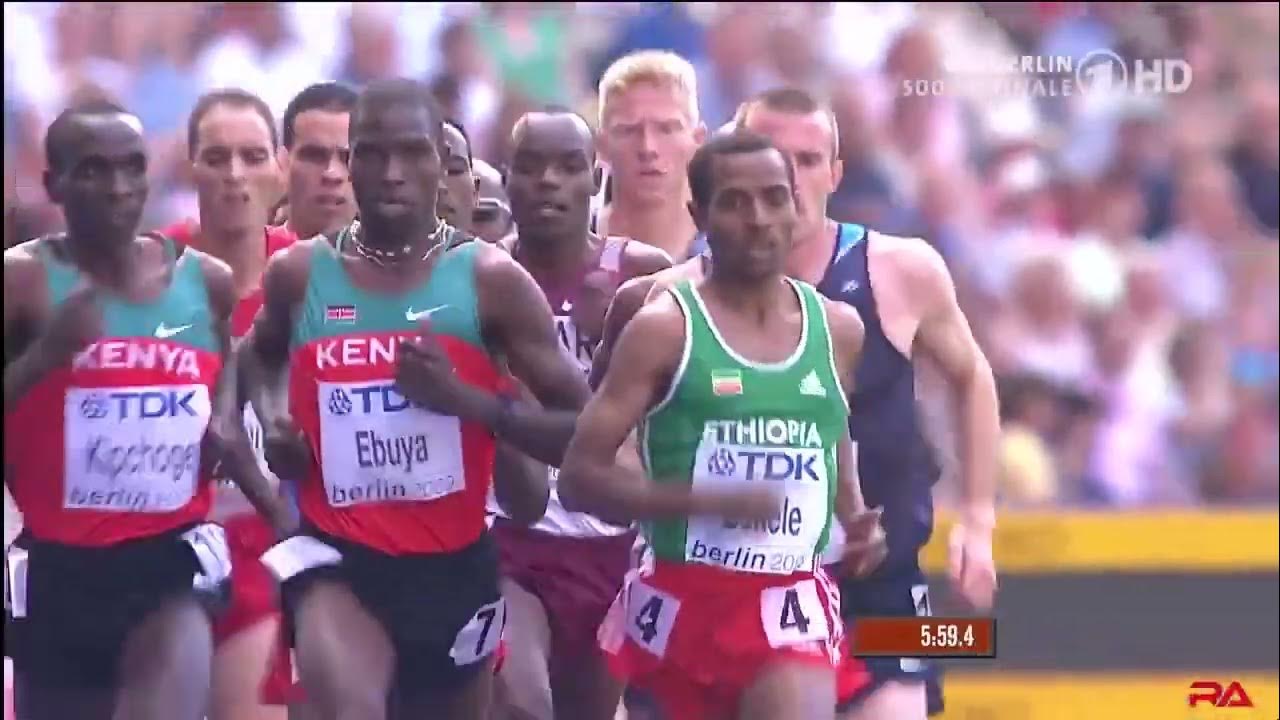 Mo Farah, Bekele, Kipchoge e Lagat na distância de 5000m. - YouTube