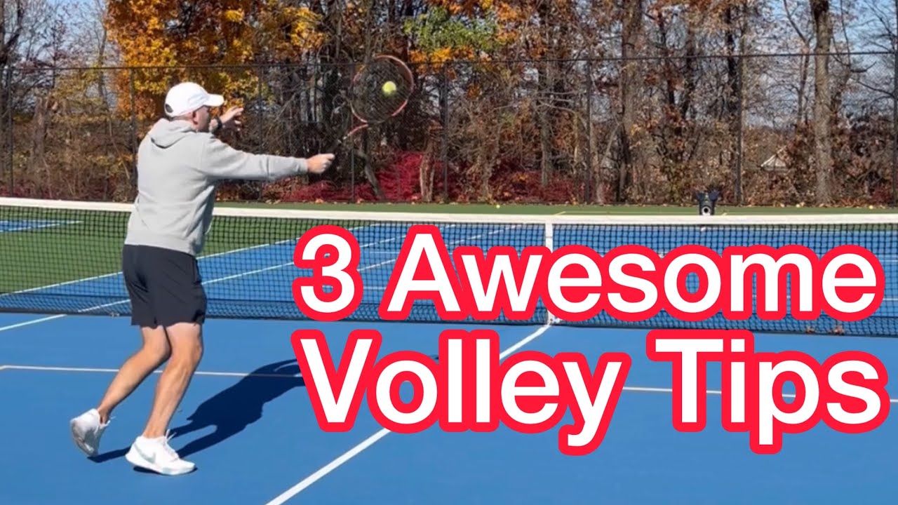 How To Hit AMAZING High Forehand Volleys (Tennis Technique Explained ...