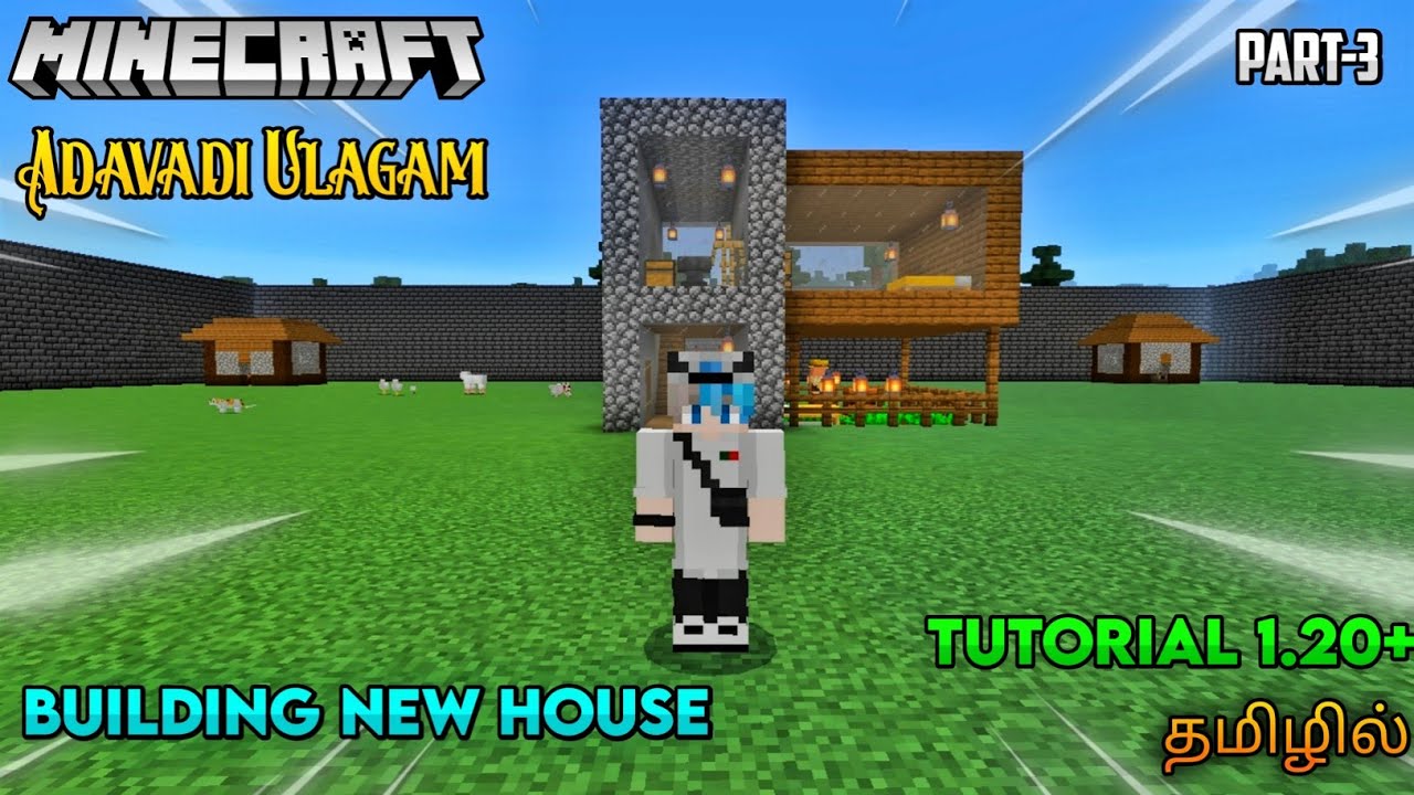 Minecraft Tamil😍||Adavadi Ulagam Gameplay😯||Building New House😂 ...