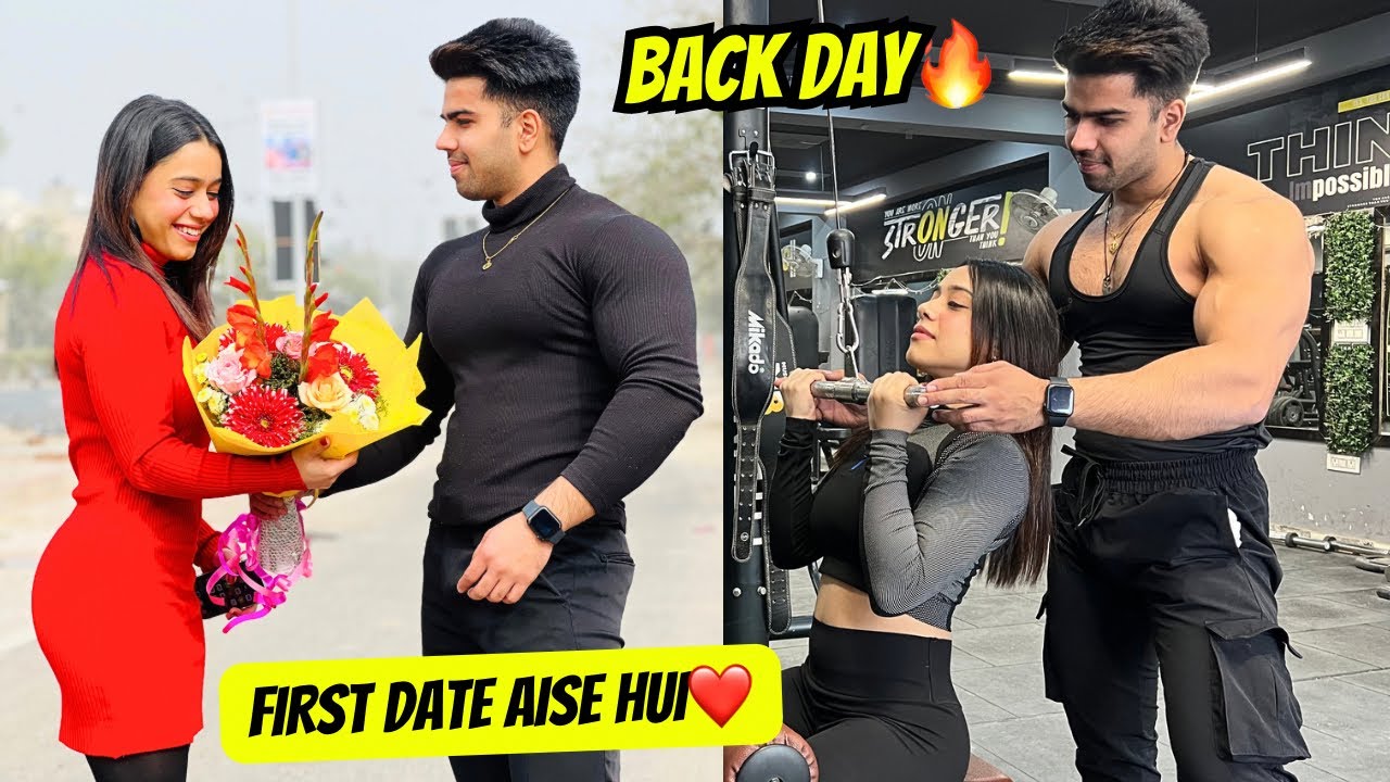 DATE WITH GYM GIRL🥵 BACK WORKOUT FOR GIRLS/BOYS - YouTube