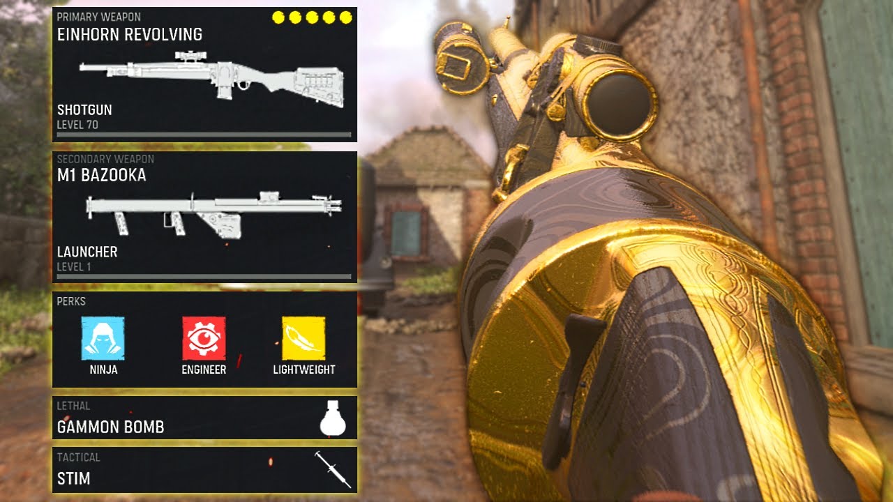 Road to Gold: Einhorn Revolving Shotgun (COD Vanguard Gold) - YouTube